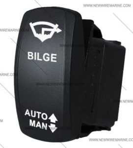 Bilge Auto/Man Illuminated Rocker Switch | Contura V - backlit | New ...