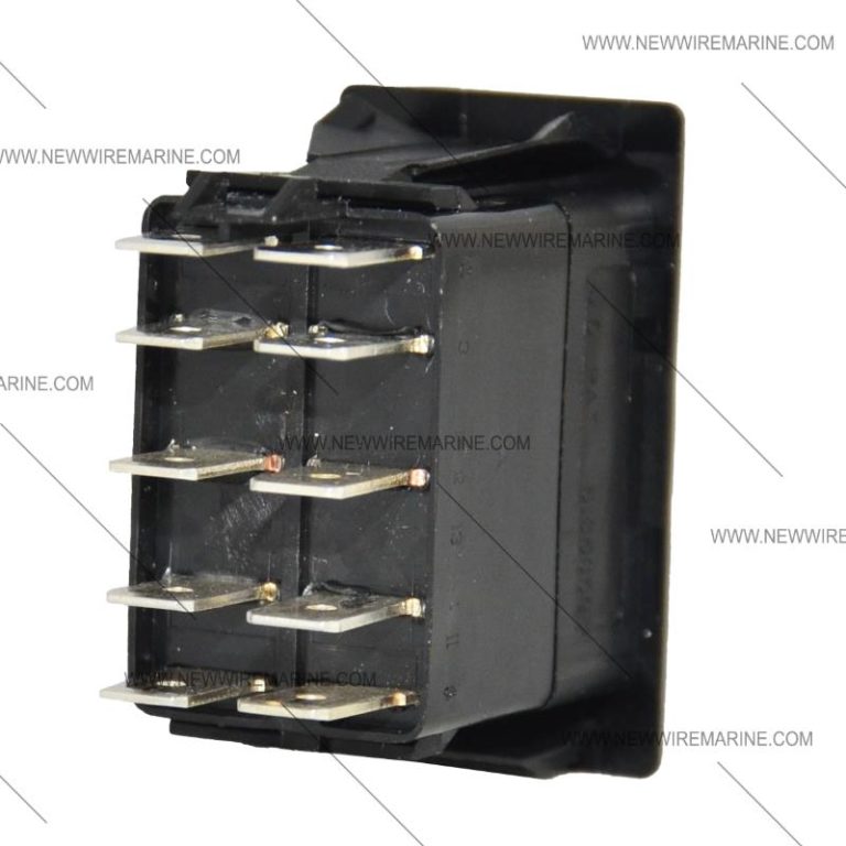 ON-OFF Backlit Boat Rocker Switch | Carling V1D1 | New Wire Marine