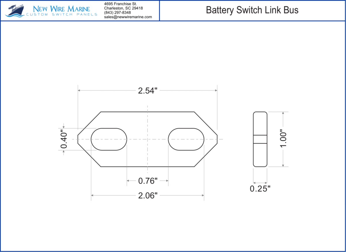 Battery Switch Link Bus | Marine Grade | New Wire Marine