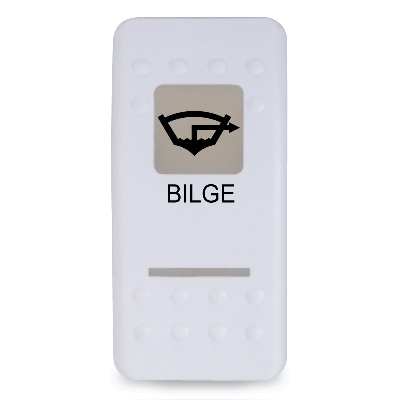 Bilge White Switch Cover | Carling Contura II | 50+ labels | New Wire ...
