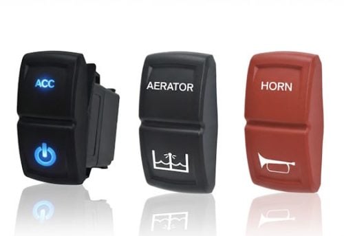 Contura II Printed Rocker Switch Covers | Boat Actuators | New Wire Marine