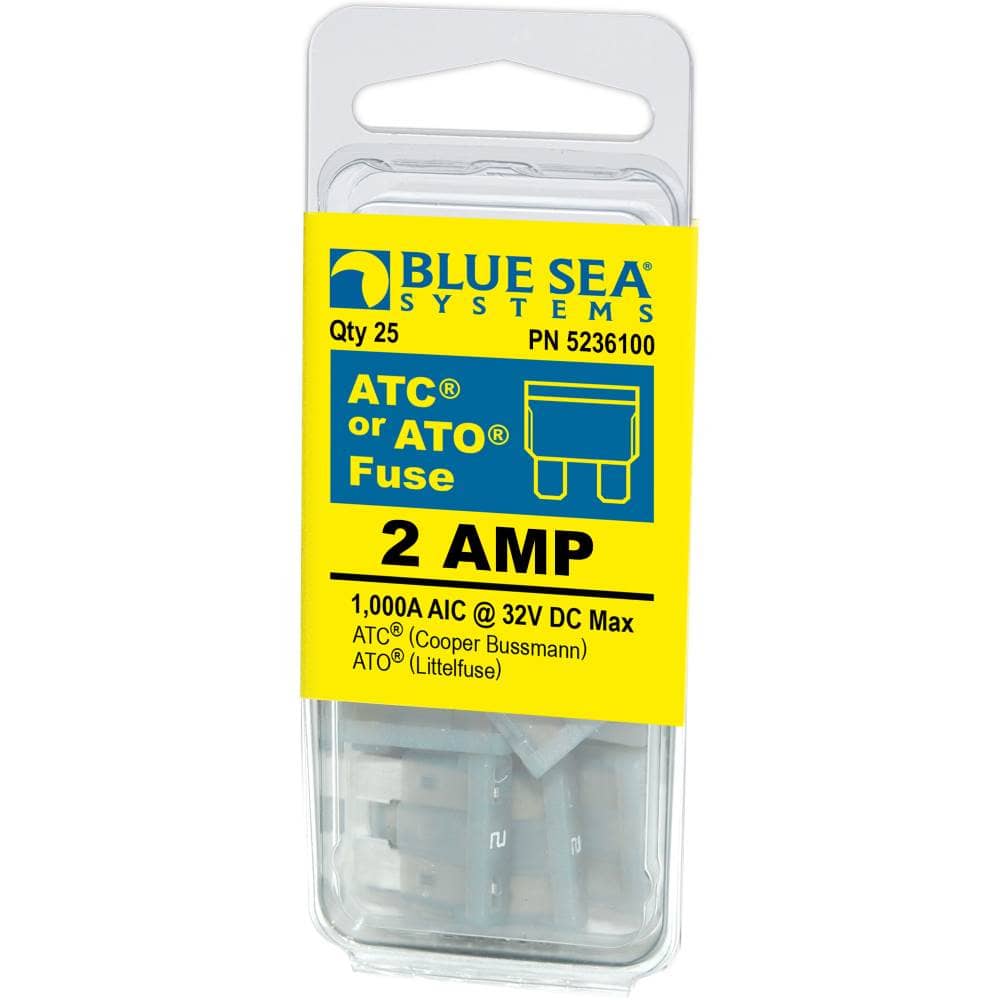 2A ATC Fuse - 25 Pack - New Wire Marine
